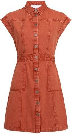 Vila Robe denim boutonn&eacute;e en coton