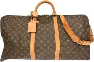 Louis Vuitton unisex, Pre-owned, Brun, Taille: ONE Size Sac Week-End en Toile Pre-owned