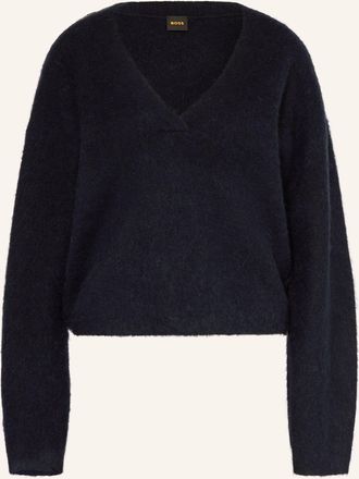 HUGO BOSS Pullover Fiti blau