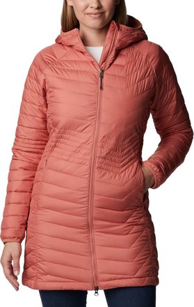 Columbia Powder Lite Jacke Dark Coral XS