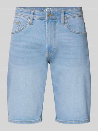 s.Oliver Red Label Regular Fit Jeans-Bermudas aus Baumwoll-Mix