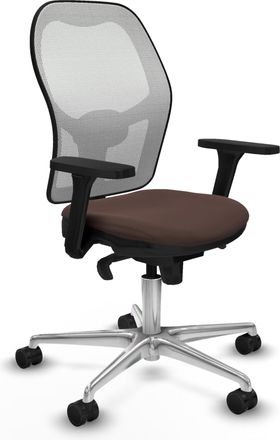 Piqueras y Crespo Home Office Chorquera mit 3D-Armlehnen, h&ouml;henverstellbare Lendenwirbelst&uuml;tze, ausgestattet mit 5 Positionen und eingespritztem Schaum. Mit Rollen von 