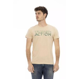 Trussardi Homme, Tops, Beige, Taille: L Action Short Sleeve T-shirt