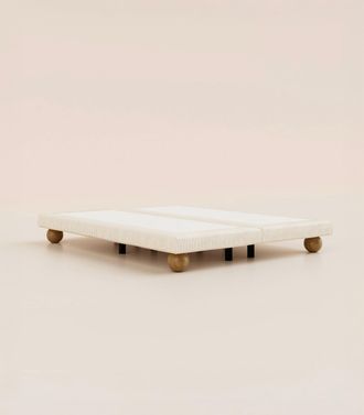 Tediber Sommier boxspring Grand Ours 140x200 cm - Beige Sahara - Tediber