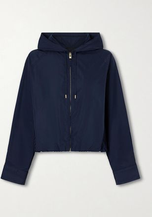 Alaia Jacke Aus Shell Mit Kapuze - Blau