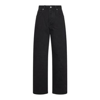 Bottega Veneta Femme, Jeans, Noir, Taille: 36 FR Jean &Eacute;vas&eacute; D&eacute;lav&eacute;