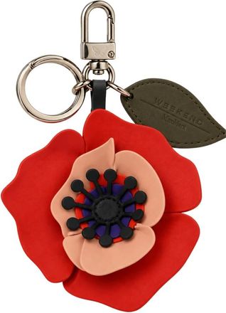Max Mara Porte-cl&eacute;s floral - Femme - Accessoires - Rouge - Taille: ONE Size
