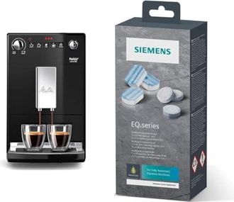 MELITTA Purista - Kaffeevollautomat - fl&uuml;sterleises Mahlwerk - Direktwahltaste - 2-Tassen Funktion - 3-stufig einstellbare Kaffeest&auml;rke - Schwarz (F230-102) &