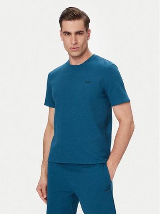 HUGO BOSS T-Shirt Waffle 50535892 Blau Regular Fit
