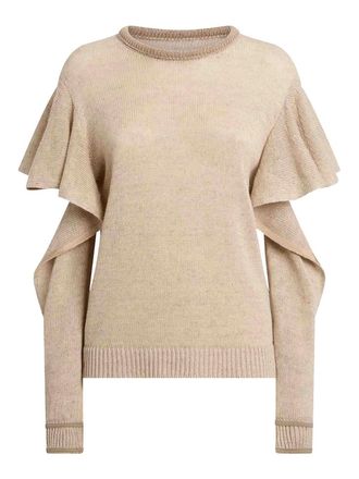 Moschino Pull Col Rond - Blanc