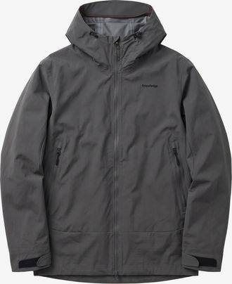 Knowledge Cotton Apparel Herren vegan Shelljacke Vent Canvas 200 Volcanic Ash