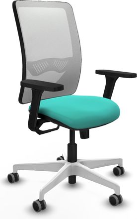 Piqueras y Crespo Basic-B&uuml;rostuhl Zulema mit 3D-Armlehnen, h&ouml;henverstellbare Lendenwirbelst&uuml;tze, ausgestattet mit Sincro 3 Positionen und Schneidschaum, mit Rollen von 