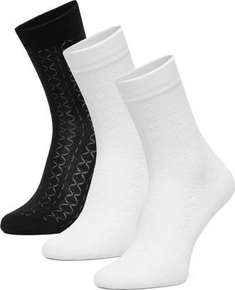 Nine West Lange Socken Nine West CEO_BR_NW_25077_W_AW25 (3 PACK) Weiß