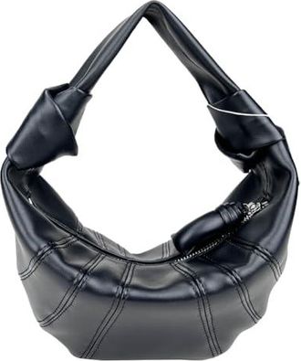 Generic Sacs &agrave; main en cuir souple pour femmes, avec poign&eacute;e sup&eacute;rieure, bandouli&egrave;re en forme de croissant