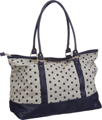 Pieces MAJKA Shop TRAVEL Bag DOT 17046306, Damen Henkeltaschen, Blau (Midnight Blue), 50x32x23 cm (B x H x T)