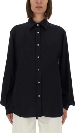 Moschino Femme, Blouses et Chemises, Bleu, Taille: 36 FR Chemises