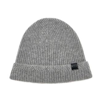 Tom Ford Kaschmir Rippstrick M&uuml;tze - - Accessories - Herren - Grau - ONE SIZE