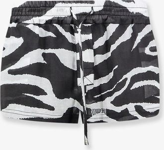 The Attico Cotton Beach Shorts - THE ATTICO - gender_Woman