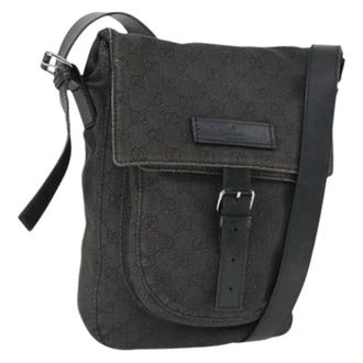 Gucci Pre-owned Vintage GG Canvas Schultertasche - - Pre-owned - Damen - Schwarzk - ONE SIZE