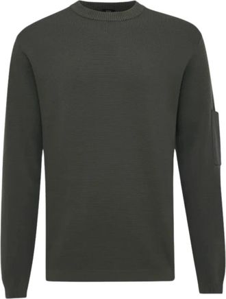 Genti Rundhals-Pullover - - Knitwear - Herren - Gr&uuml;n - XL