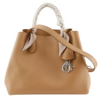 Dior Pre-owned Open Bar Calf Handbag - - Pre-owned - Damen - Beige - ONE SIZE
