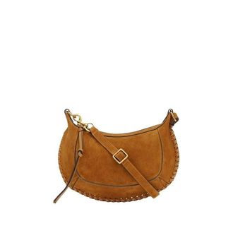 Isabel Marant Sac &agrave; main Oskan Moon en cuir de veau velours tress&eacute;