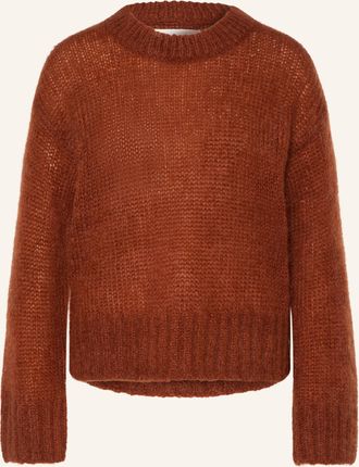 Part Two Mohair-Pullover Sillepw braun