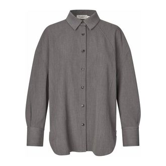 Masai Chemise Manches Longues - Femme - Blouses et Chemises - Gris - Taille: 38 FR
