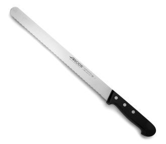 Arcos Serie Universal - Gebäckmesser Kuchenmesser - Klinge Nitrum Edelstahl 300 mm - HandGriff Polyoxymethylen (POM) Farbe Schwarz