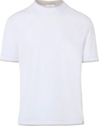 Paolo Pecora Homme, Tops, Blanc, Taille: 2XL T-shirt