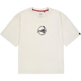 Alpha Industries US Scorpion Backprint T-Shirt - stone