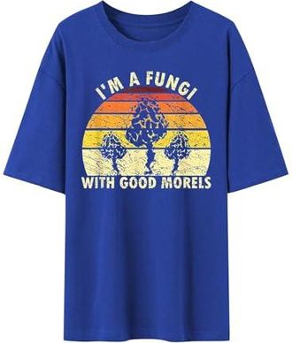 Generico T-shirt d&eacute;t&eacute; &agrave; manches courtes pour homme avec col rond en tissu doux pour un confort d&eacute;contract&eacute; au quotidien et pour les loisirs, bleu, XL