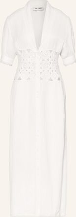 Oh April Oh April Hemdblusenkleid Westley Aus Musselin weiss