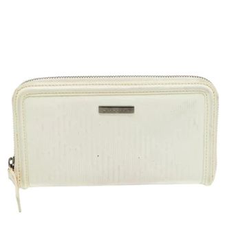 Burberry Portefeuille Vintage Pre-owned - Femme - Pre-owned - Blanc - Taille: ONE Size