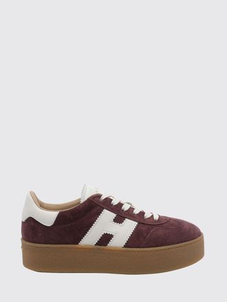 Hogan Cool H698 Plateau-Sneaker aus Veloursleder mit H-Logo