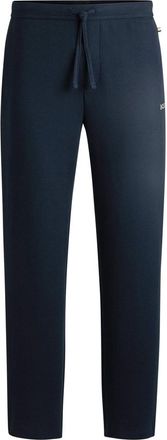 HUGO BOSS Jerseyhose aus einem Baumwoll-Mix mit Waffelstruktur in