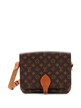 Louis Vuitton Cartouchiere Handbag Monogram Canvas GM crossbody bag - Marron