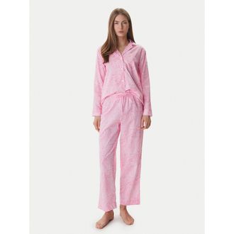 Lauren Ralph Lauren Pyjama ILN92499 Rosa Regular Fit