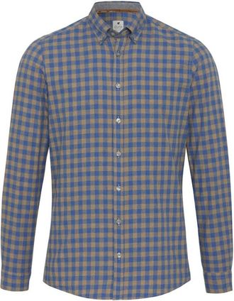 Hatico Kariertes Langarmhemd - - Shirts - Herren - Mehrfarbig - M