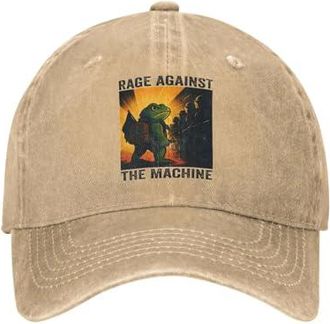 Generic Chaleur dHiver, Vintage Portland Protest Casquette de Baseball pour Hommes Détressé Denim Couvre-Chef Déstructuré Casquette