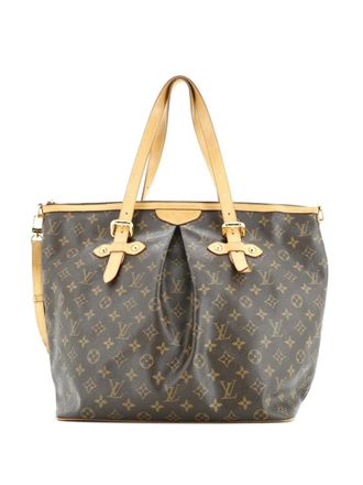 Louis Vuitton sac cabas Palermo Handbag en toile monogramm&eacute;e GM - Marron