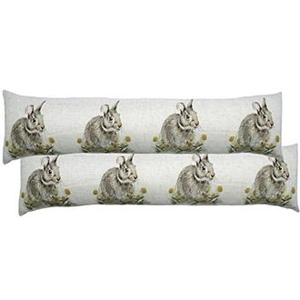 furn. Evans Lichfield Woodland Hase Draft Exclude (Doppelpack), Polyester, Bettw&auml;sche, Multi
