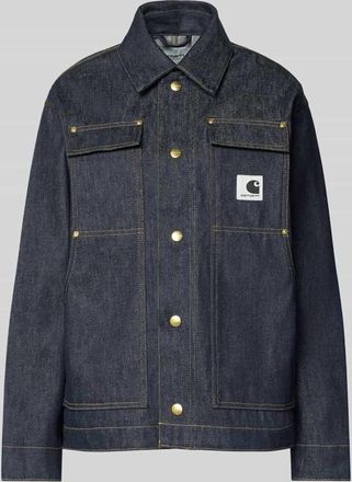 Carhartt Work in Progress Regular Fit Jeansjacke mit Logo-Patch Modell Arctic