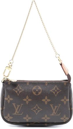 Louis Vuitton Crossbody Bags - Monogram Mini Pochette Accessoires - Gr. unisize - in Braun - f&uuml;r Damen