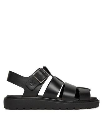 Calvin Klein Jeans Sandalen Sq Molded Sdl Fisherman Mg Wn YW0YW01700 Schwarz
