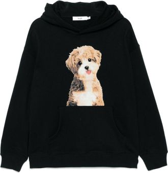 B+ab hoodie à imprimé graphique - Noir