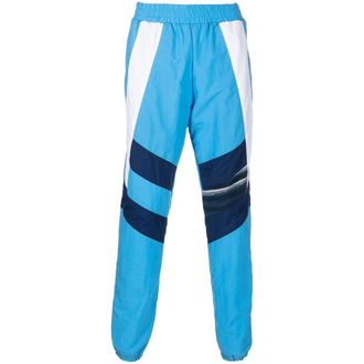 United Rivers Farbblock-Trainingshose mit Patchwork-Detail - - Trousers - Herren - Blau - M