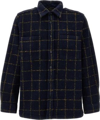 Portuguese Flannel Vega Overshirt - - Shirts - Herren - Blau - XL