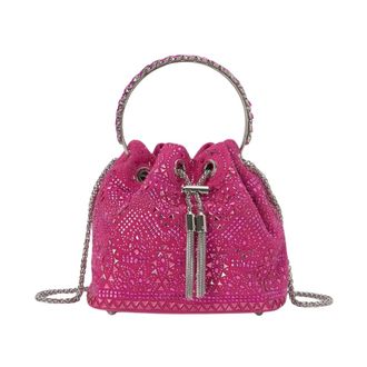 Alma En Pena Alma EN Pena, Femme, Sacs, Rose, Taille: ONE Size Pochette avec Strass