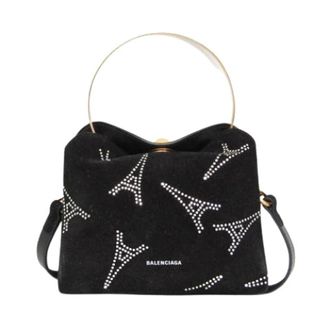 Balenciaga Pre-owned Mini Bag aus Wildleder - - Pre-owned - Damen - Schwarzk - ONE SIZE